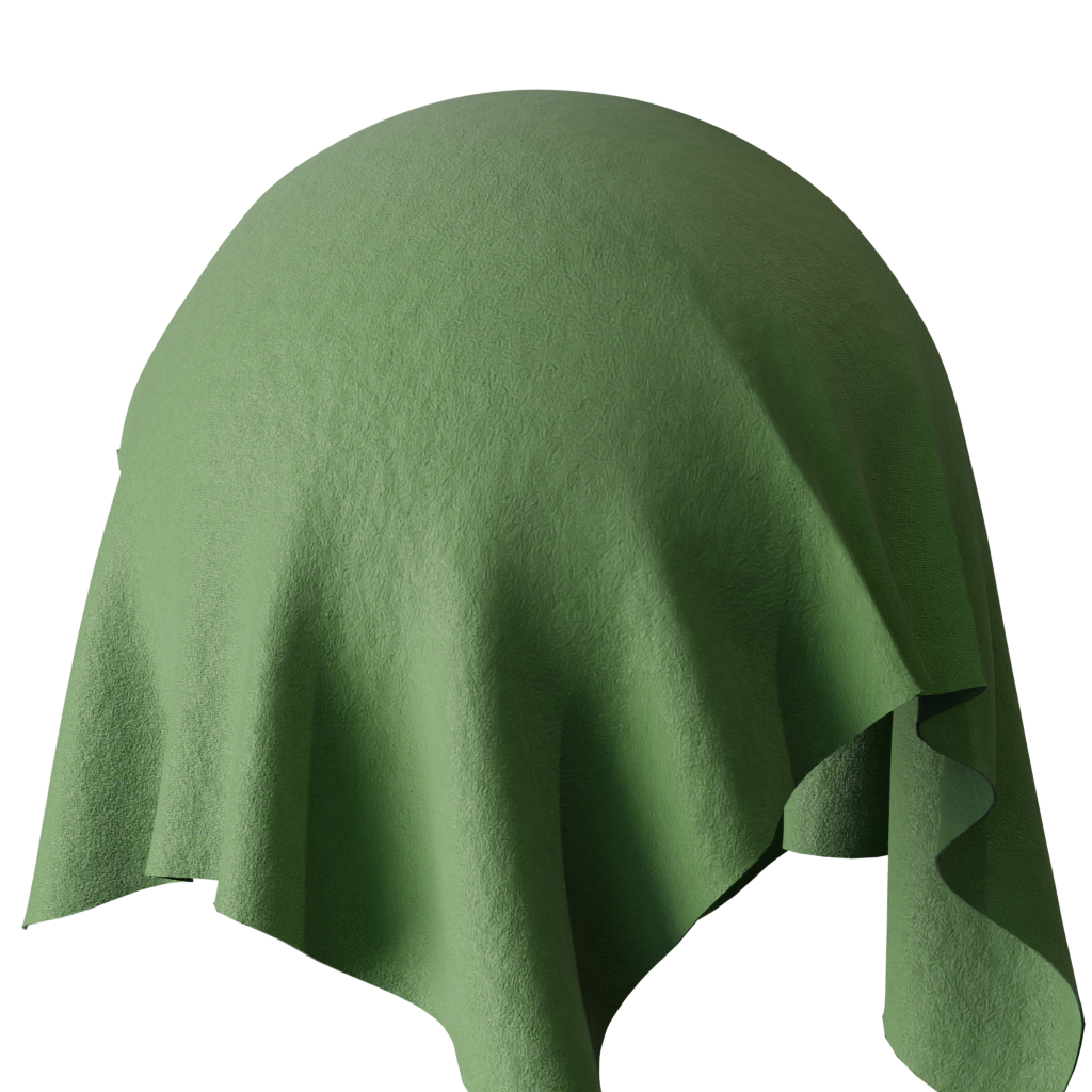 Procedural green fabric | FREE Suede Fabric 3D Materials materials ...