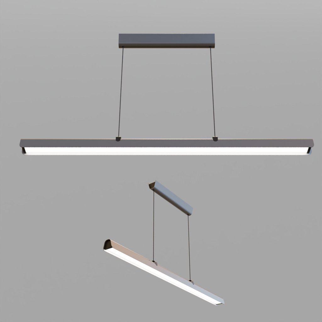 Fold Linear Pendant | Ceiling Lights models | BlenderKit
