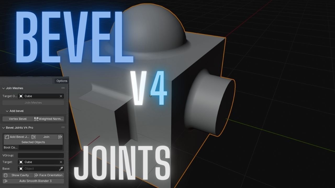 Bevel Joints - Join Meshes with bevel presets | BlenderKit