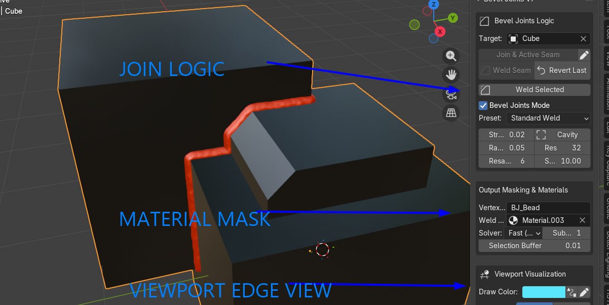 Bevel Joints - Join Meshes - Weld - Bevel V2 compatible - Set Mesh ...