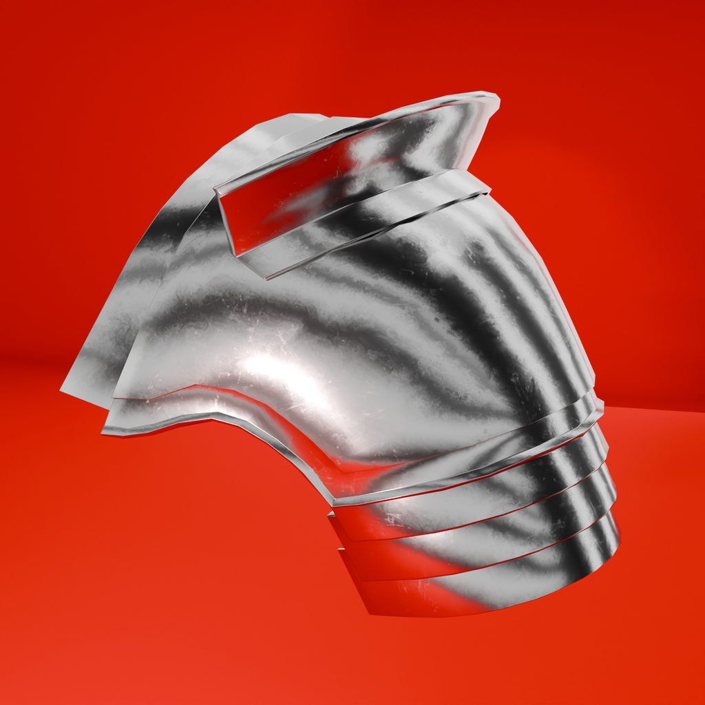 BlenderKit | Download the Shoulder armor model