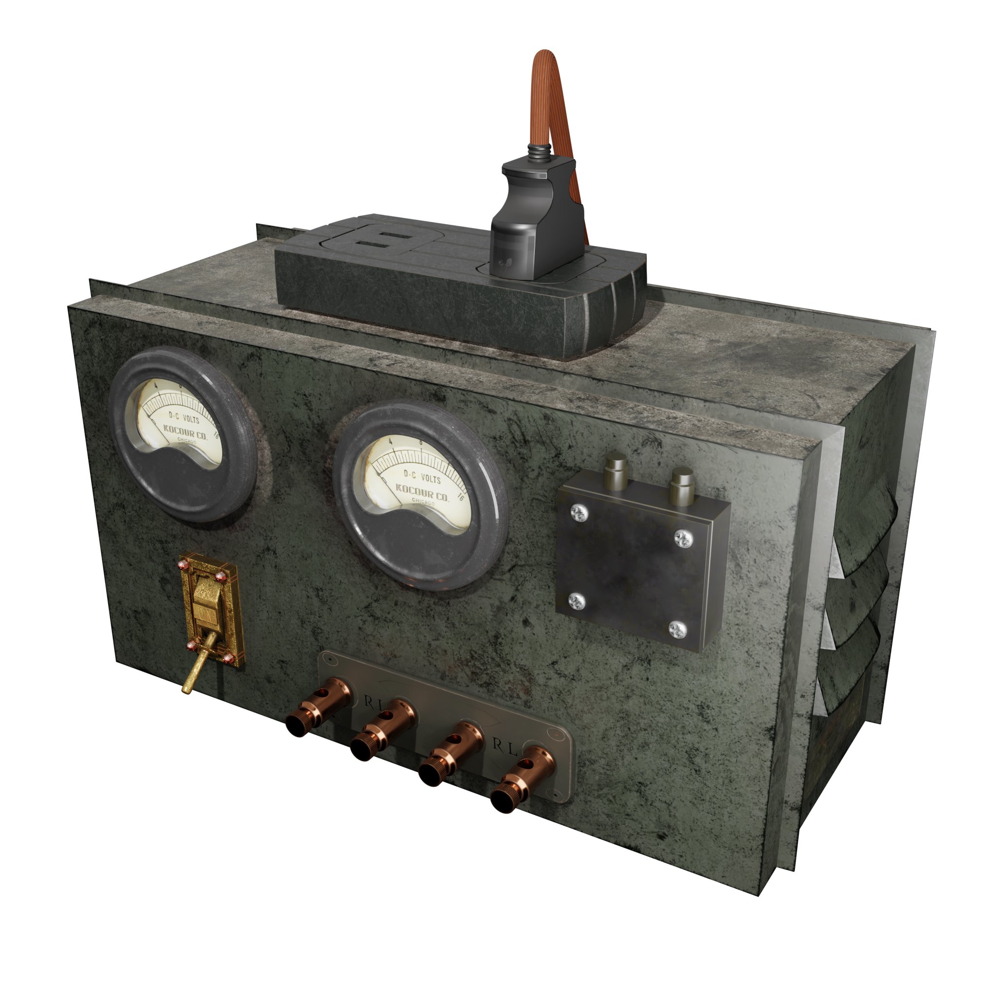 Electrical Transformer | Industrial Machinery models | BlenderKit