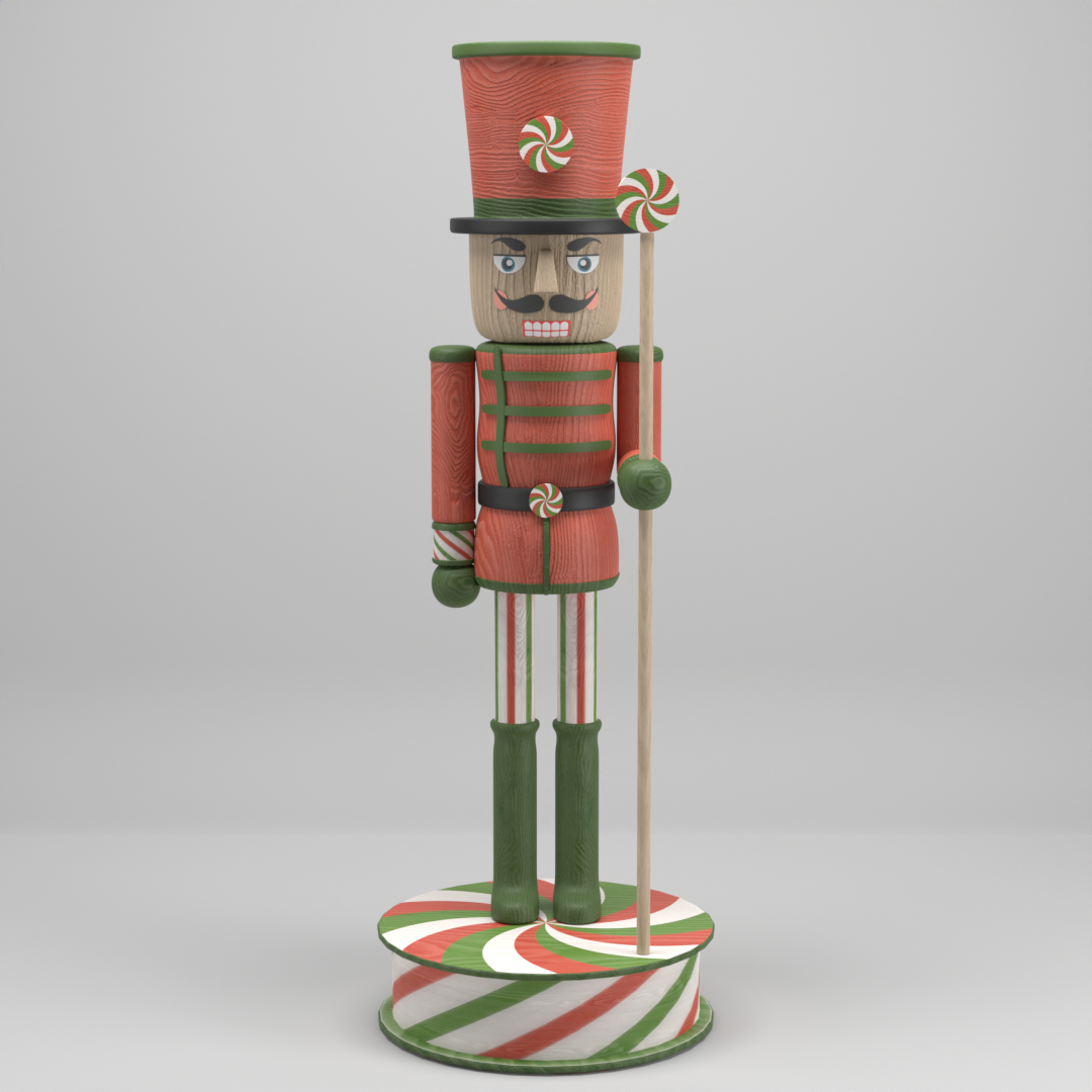 Christmas Nut Cracker Toy Soldier | Children models | BlenderKit