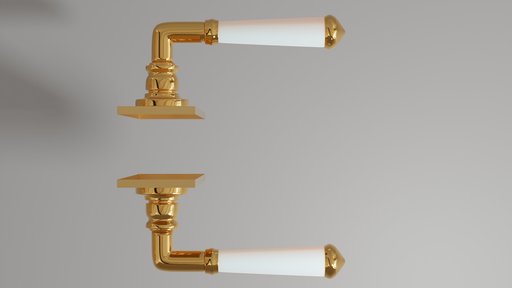 Level Lockset | FREE Doors models | BlenderKit
