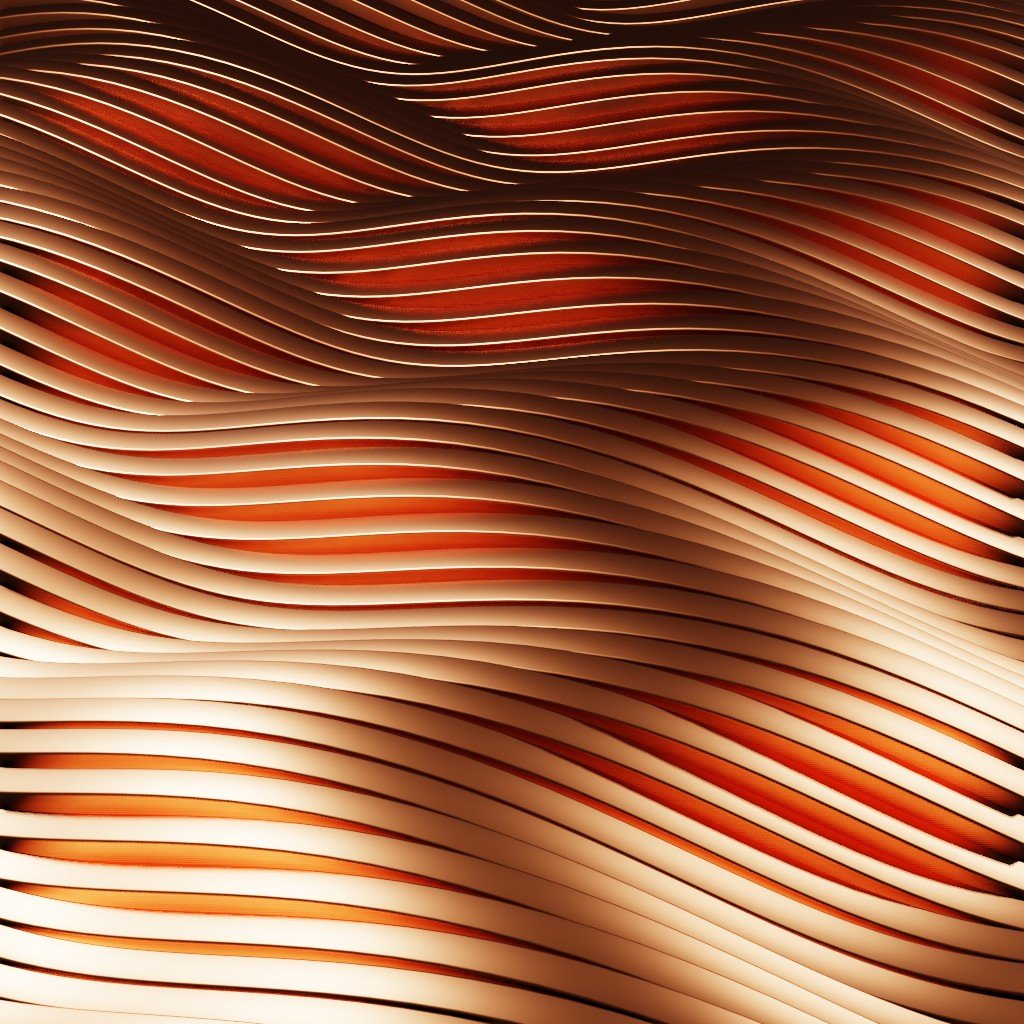 Abstract Wavy Lines | Abstract scenes | BlenderKit