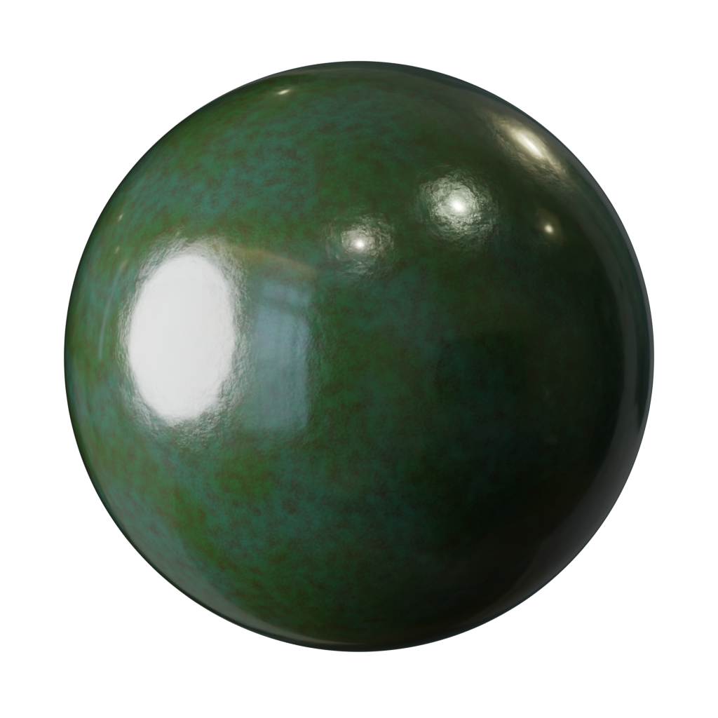 Glazed Green Ceramic | FREE ceramic materials | BlenderKit