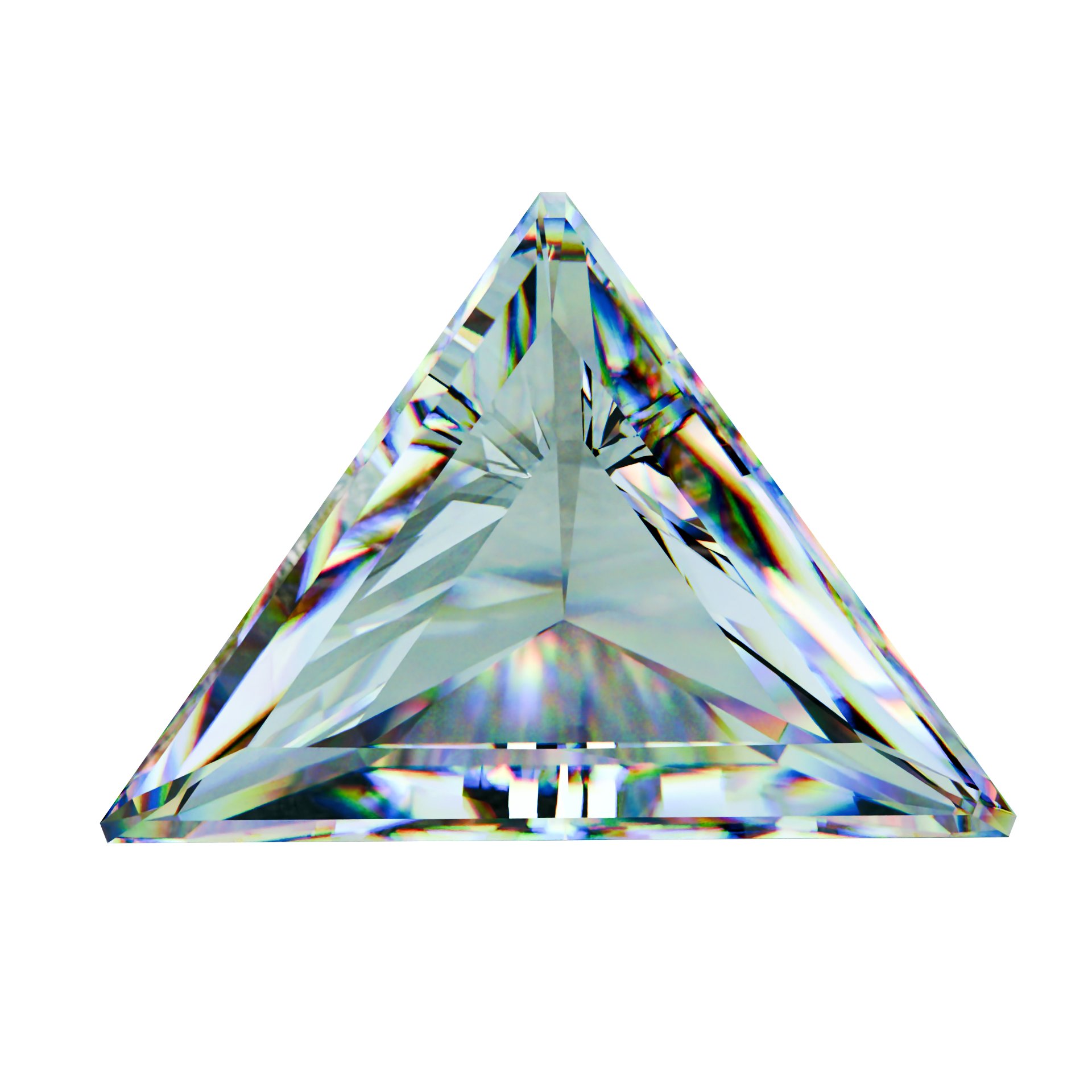 Triangle Cut Diamond | Interior Decorations models | BlenderKit