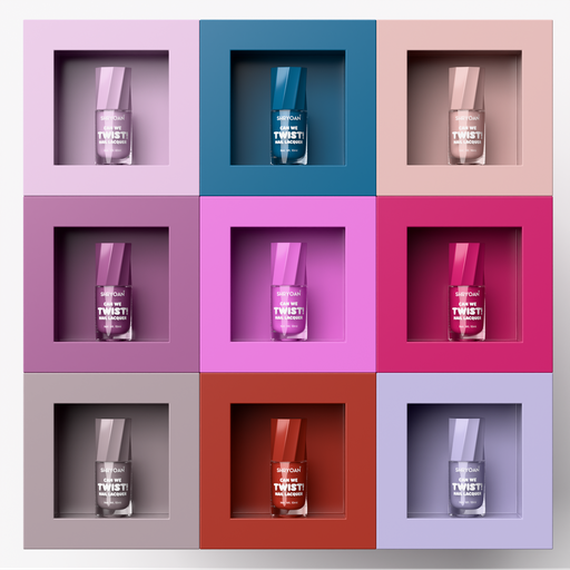 Nail enamel on coloured wall | Mockup scenes | BlenderKit