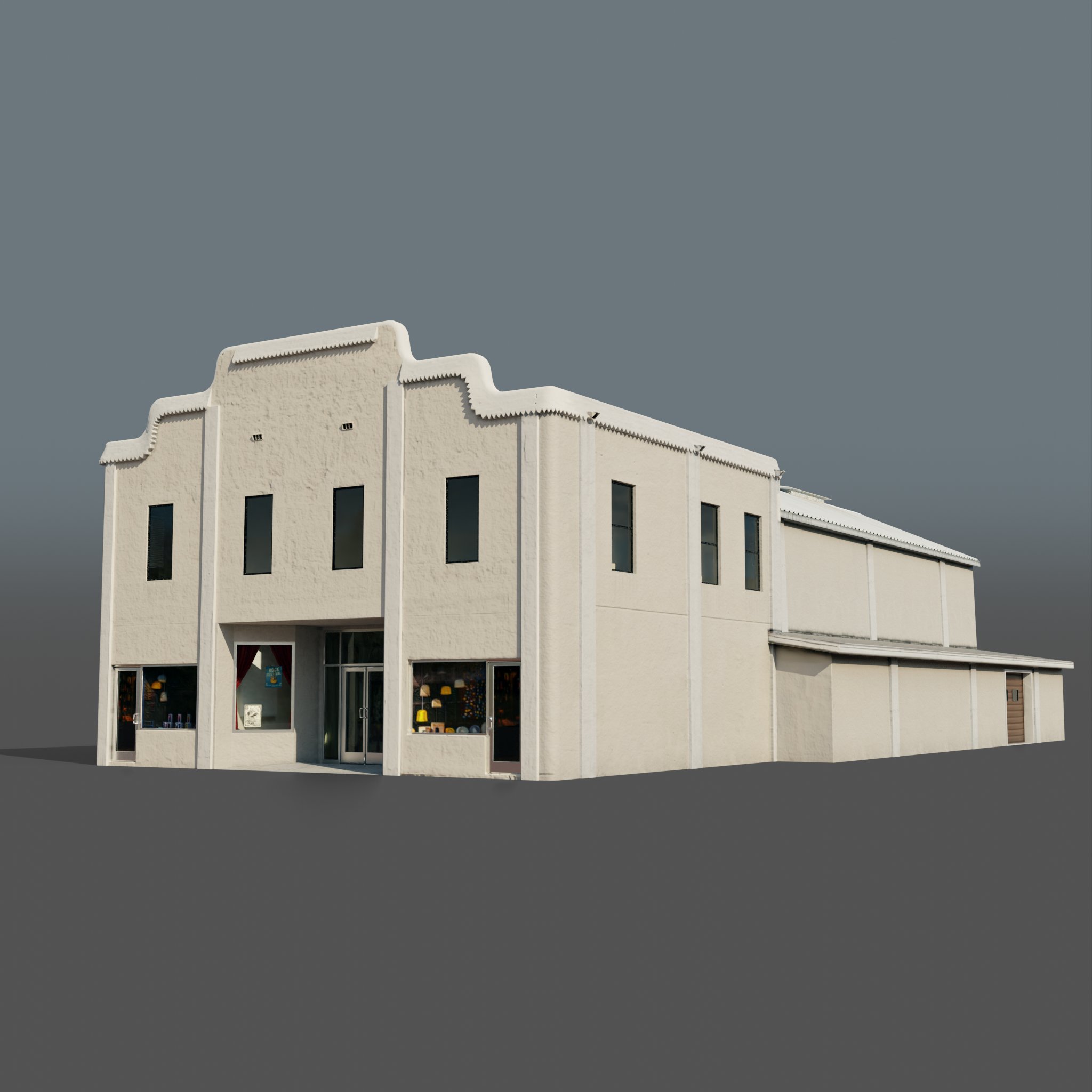 BG Buildings - Playhouse Theater | Commercial Buildings models | BlenderKit