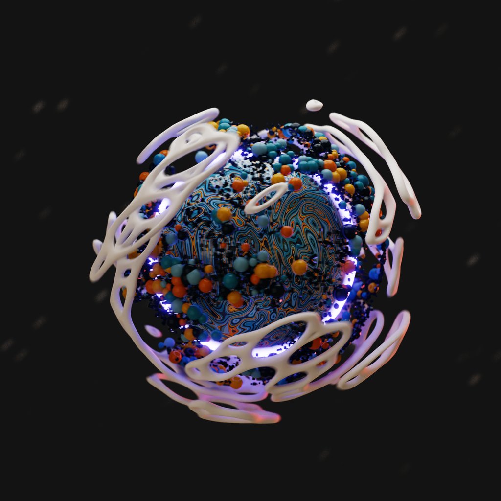 Particles Transition with Geometry Nodes | FREE Abstract scenes ...
