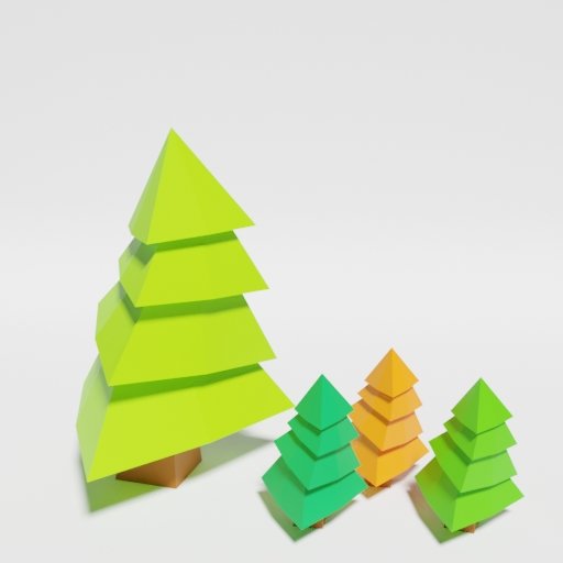 Low Poly Pine | Trees models | BlenderKit
