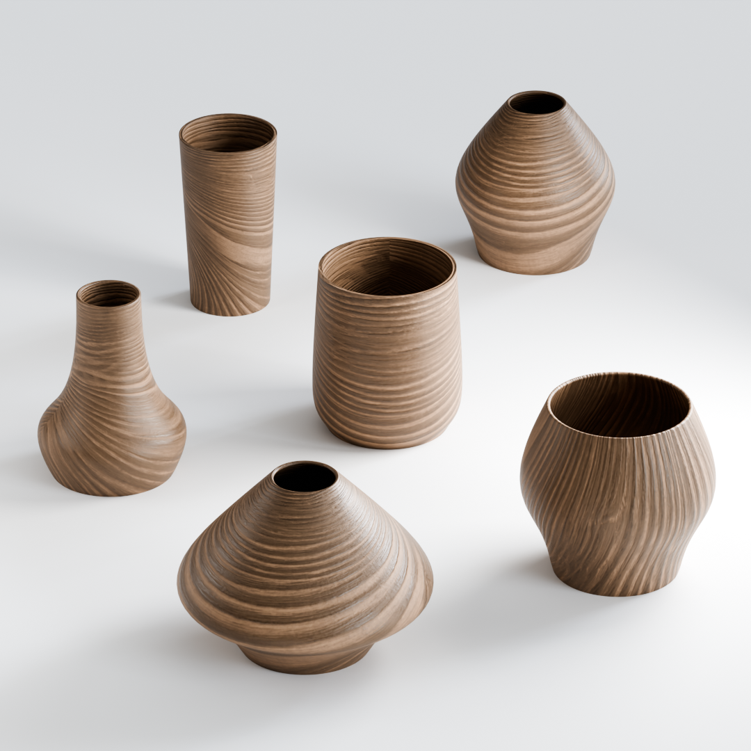 Vase set | Vases models | BlenderKit