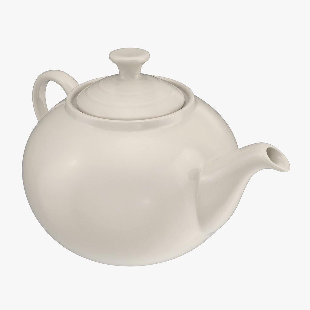 Ceramic Teapot | Kitchen Appliances models | BlenderKit