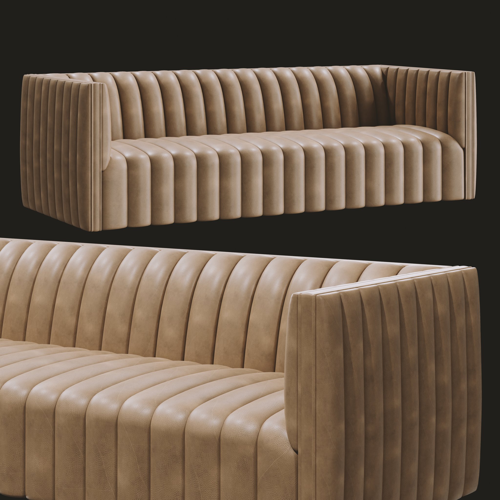 Augustine Sofa | Sofas models | BlenderKit