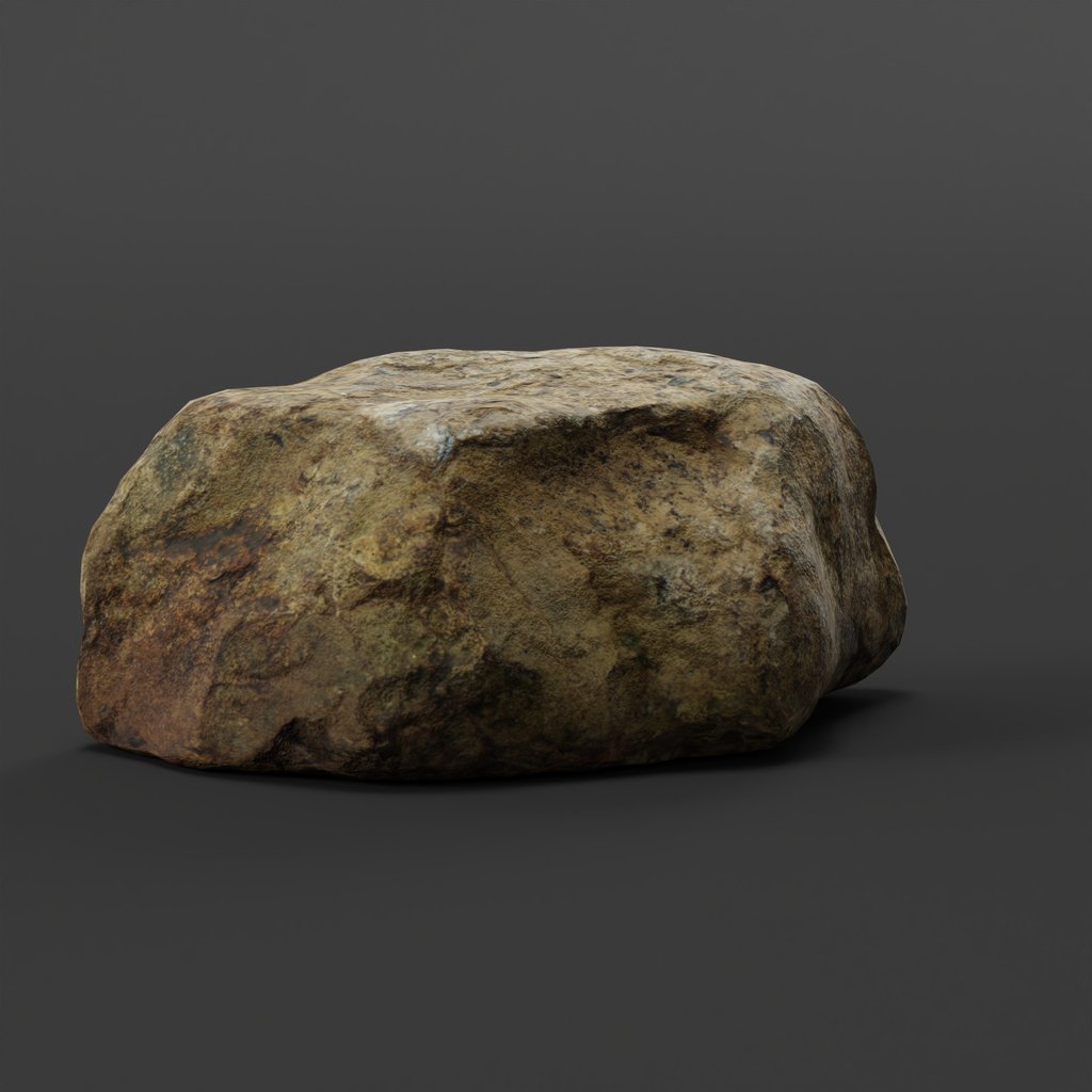Small rock 01 | Environment Elements models | BlenderKit