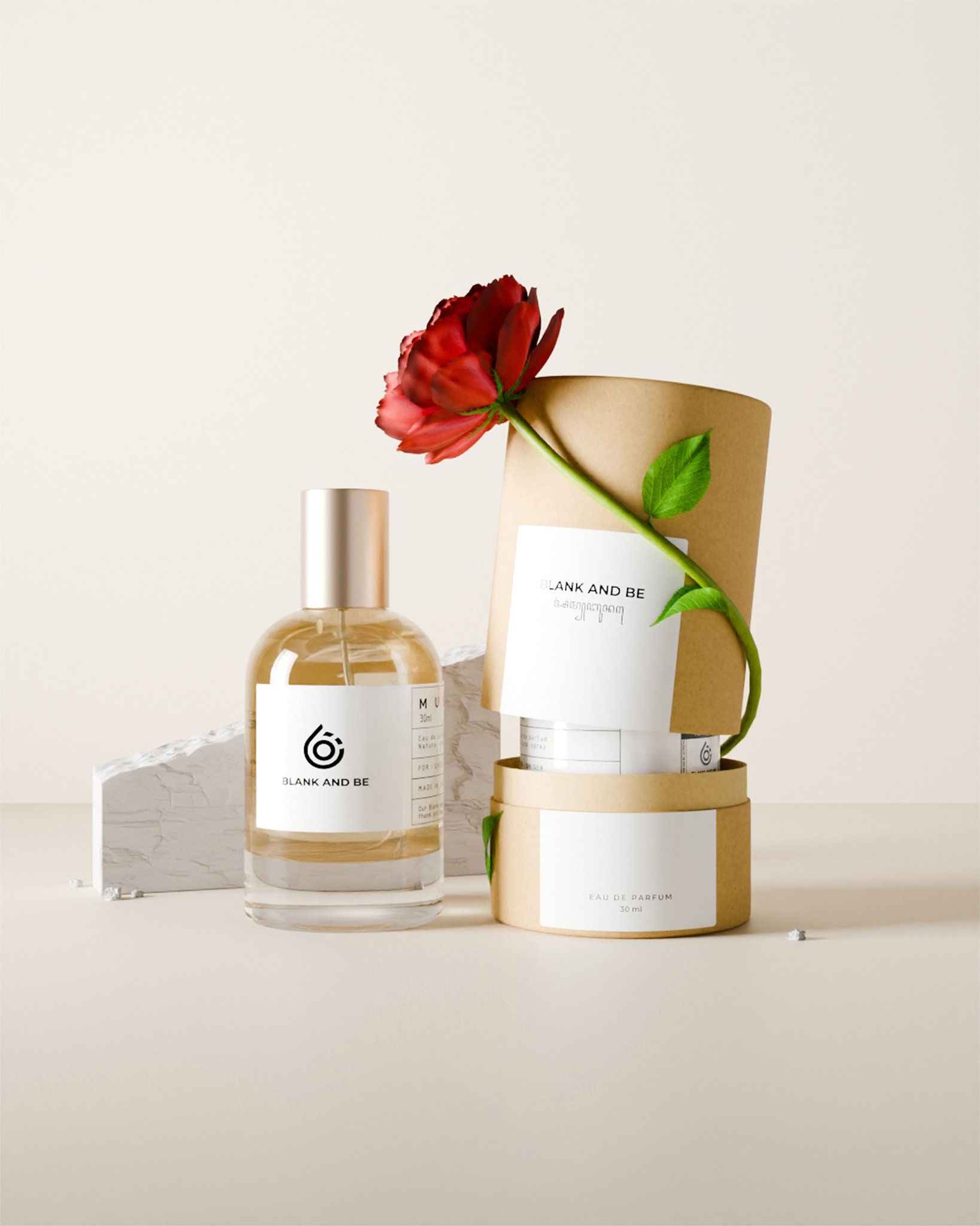 Perfume and Packaging | Mockup scenes | BlenderKit