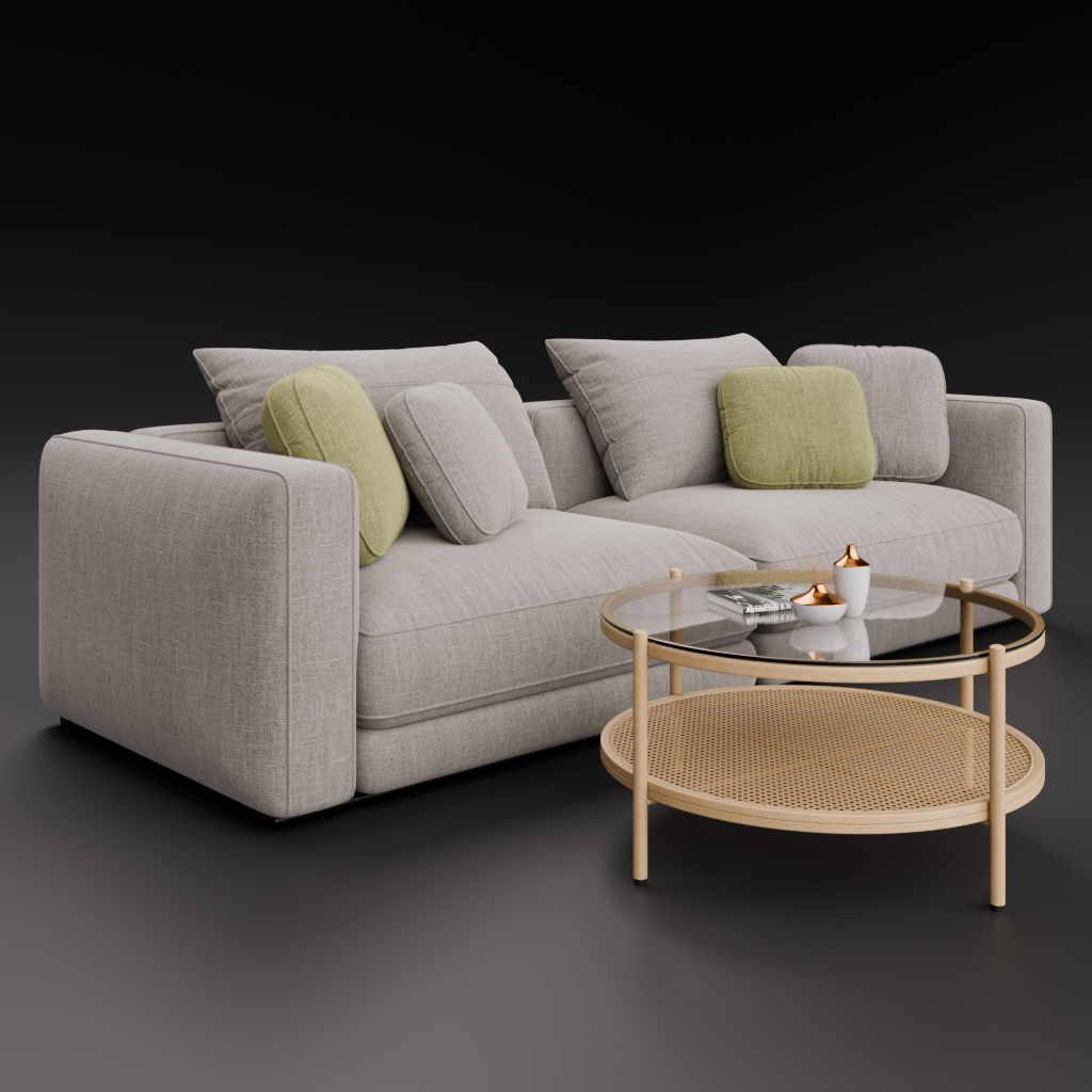 Sofa Damian | Sofas models | BlenderKit