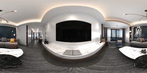 Living room | Interiors HDRis | BlenderKit