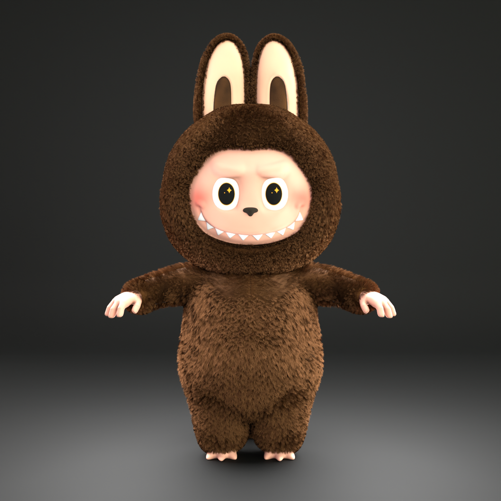 BlenderKit | Download the Labubu model