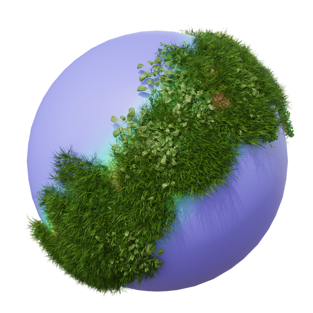 BlenderKit | Download the FREE Basic Plant scatter system nodegroup