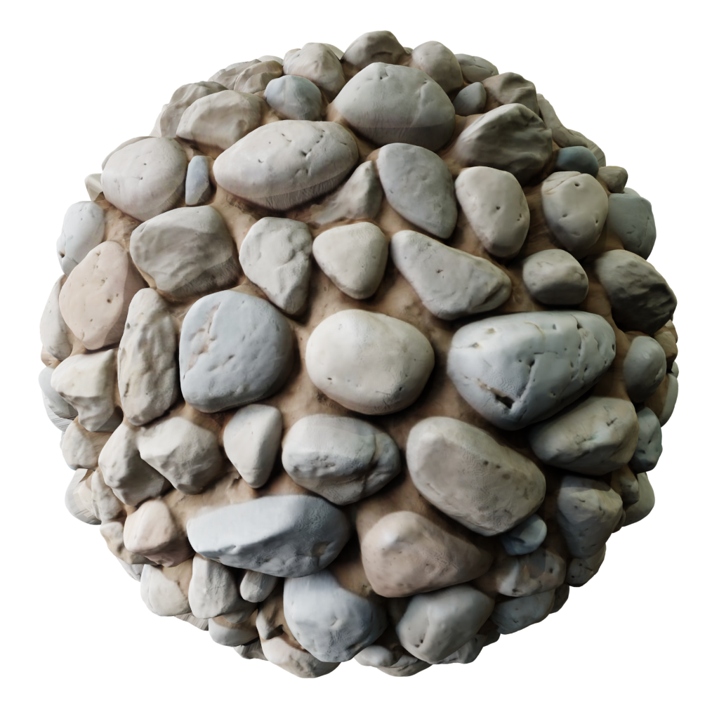 Stone path | FREE stone materials | BlenderKit