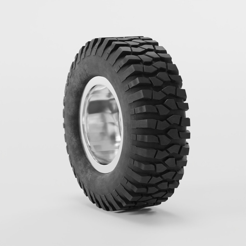 Off-road wheel | 3D Standard models | BlenderKit