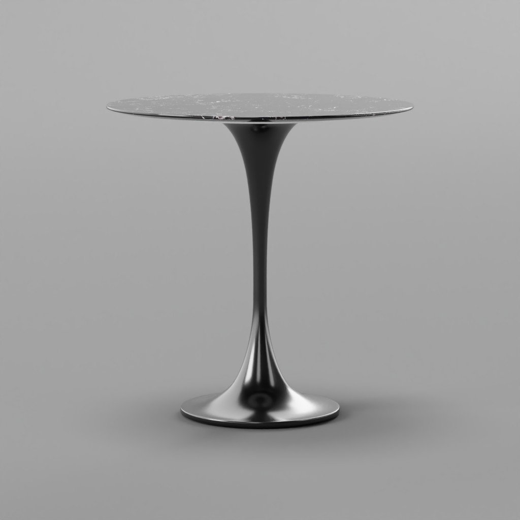 Saarinen Tulip 20" Side Table | FREE Tables models | BlenderKit