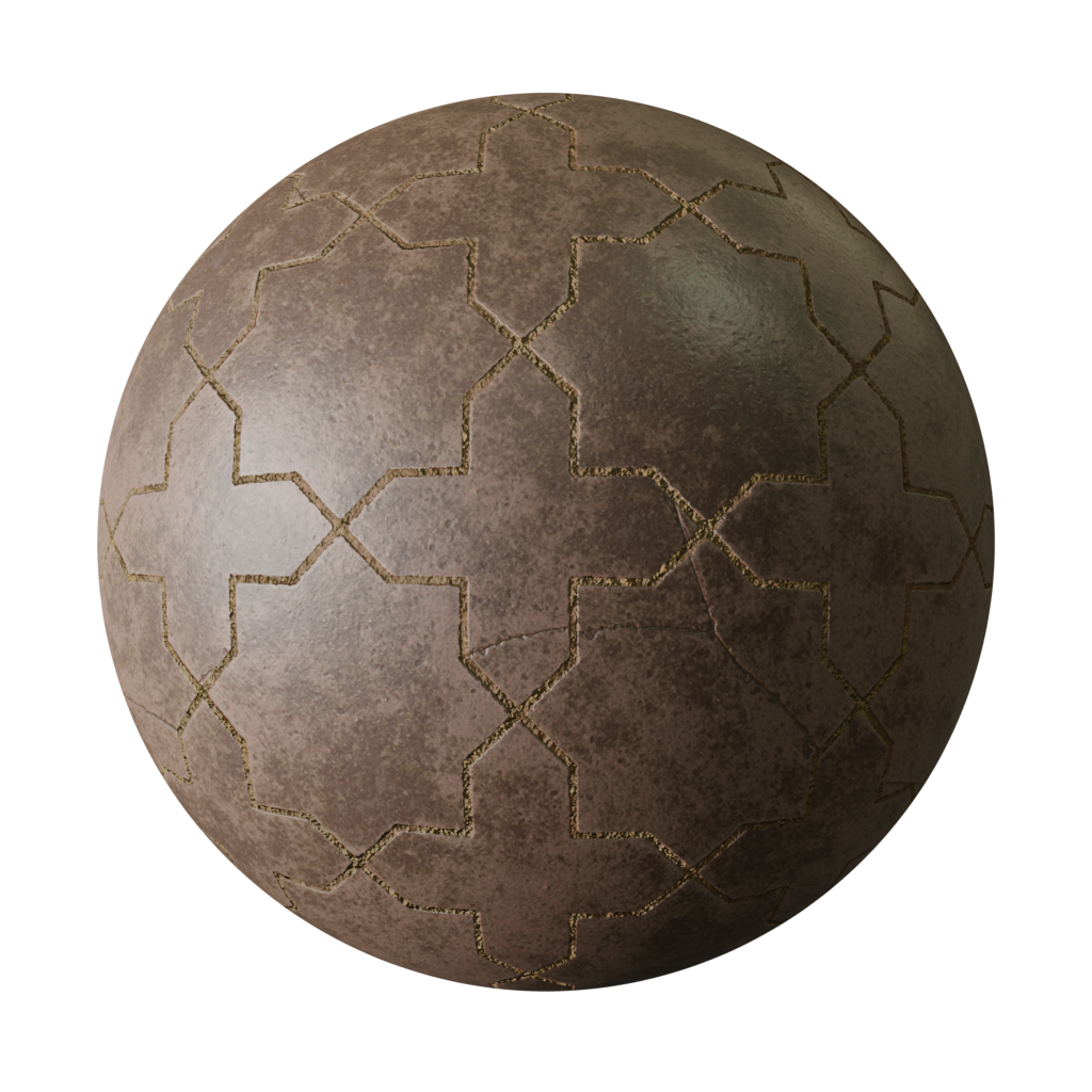 BlenderKit | Download the FREE Cross Pattern tile material