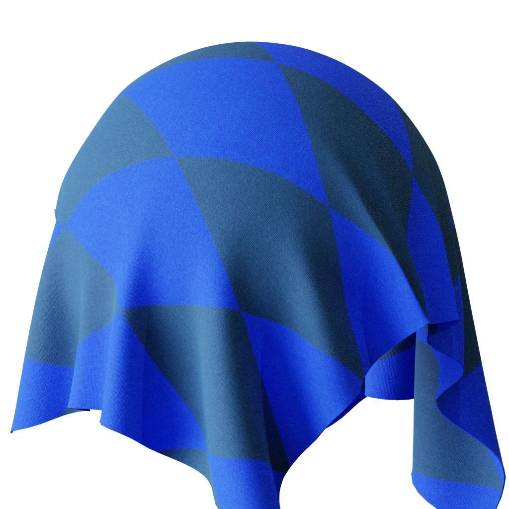 Blue diamond fabric | FREE fabric materials | BlenderKit