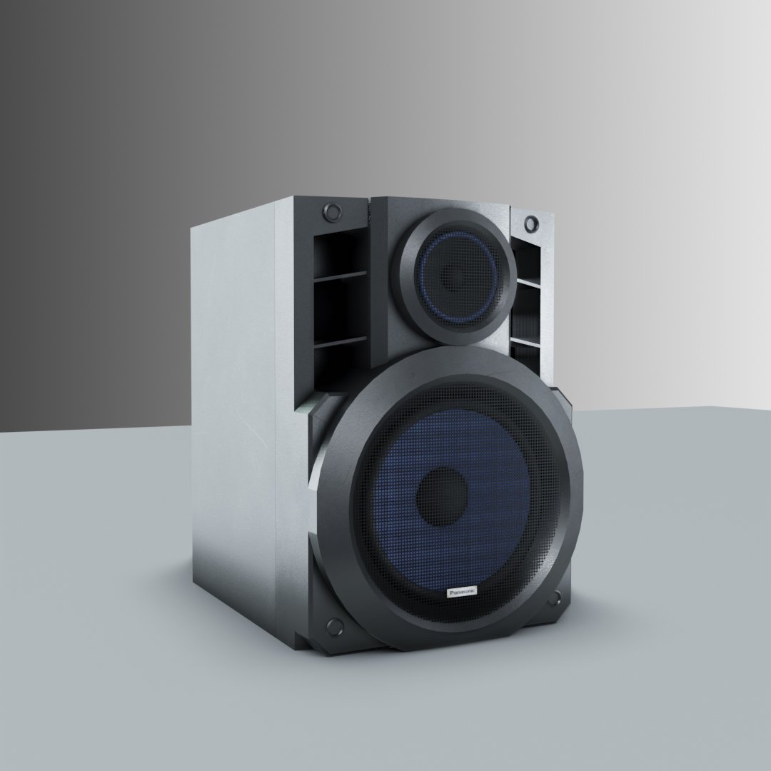Speaker Stereo | Audio Devices models | BlenderKit
