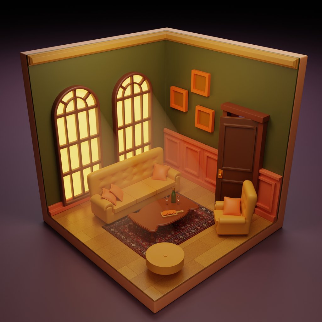BlenderKit | Download the Room model