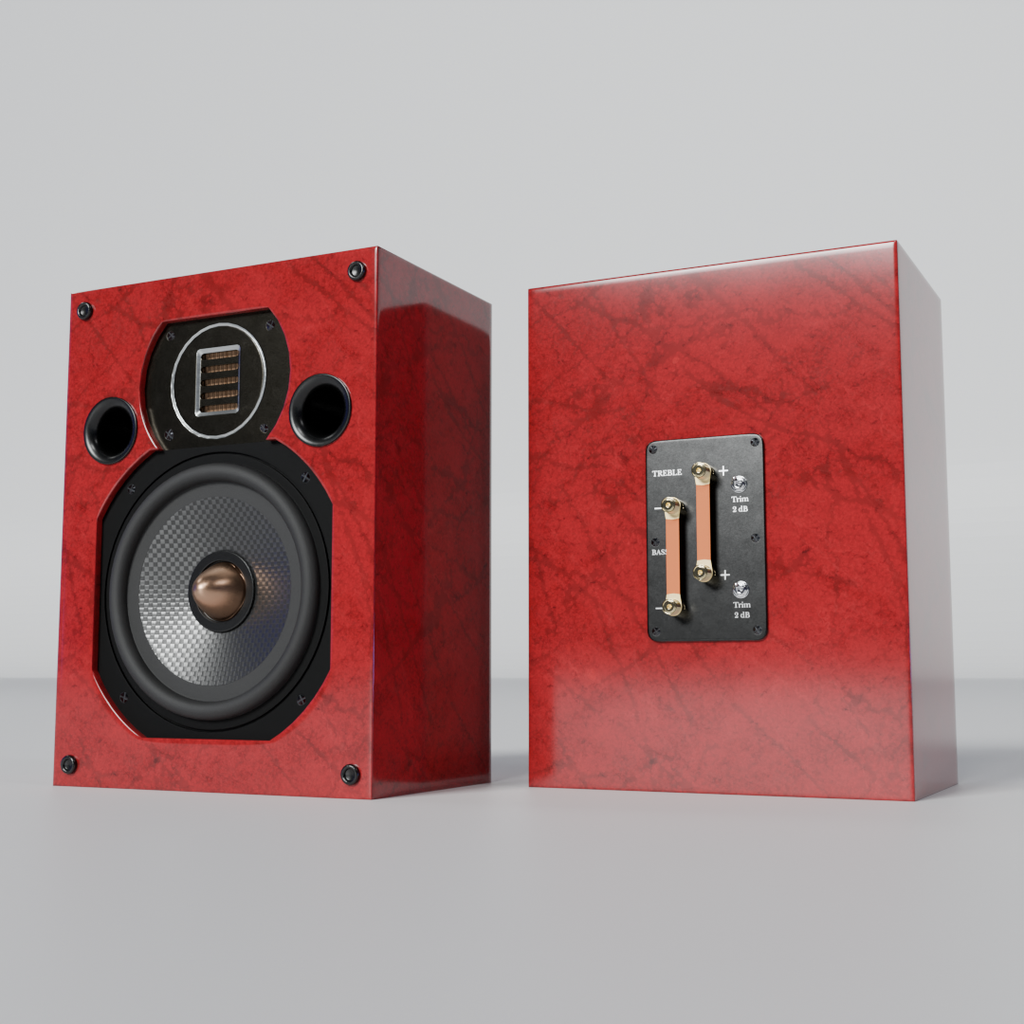 Hi Fi Audio Monitor 7 inch red composite | Audio Devices models ...