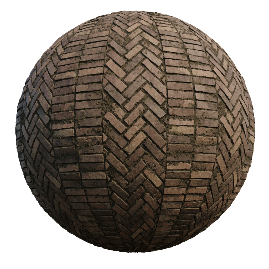 Old Brick Path | FREE paving materials | BlenderKit