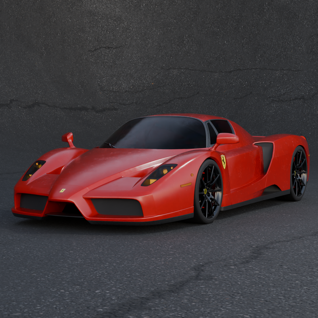 Enzo Ferrari | FREE Luxury Cars models | BlenderKit