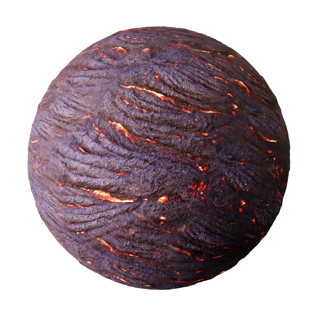 Lava | FREE rock materials | BlenderKit