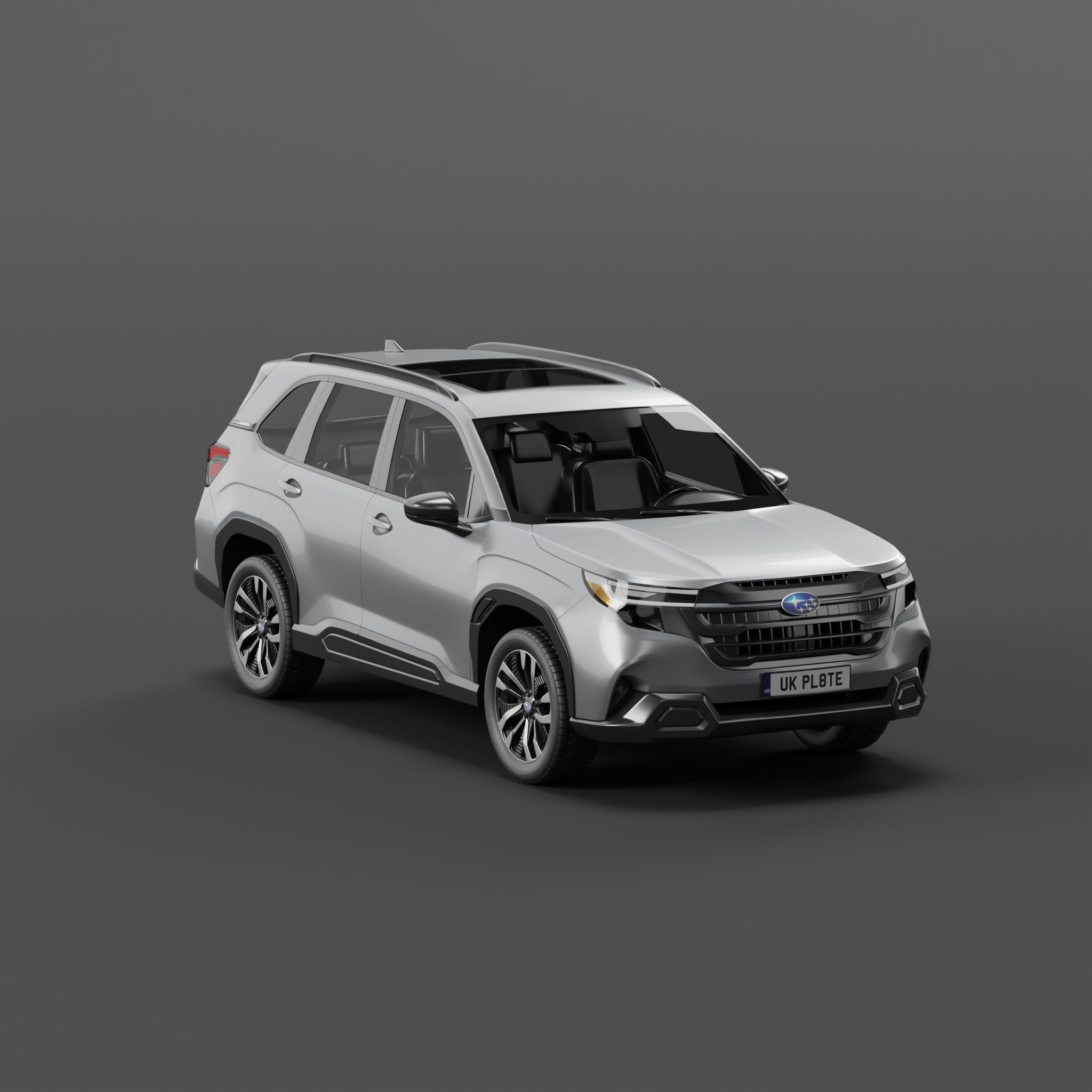 Subaru Forester 2025 | Modern Cars models | BlenderKit