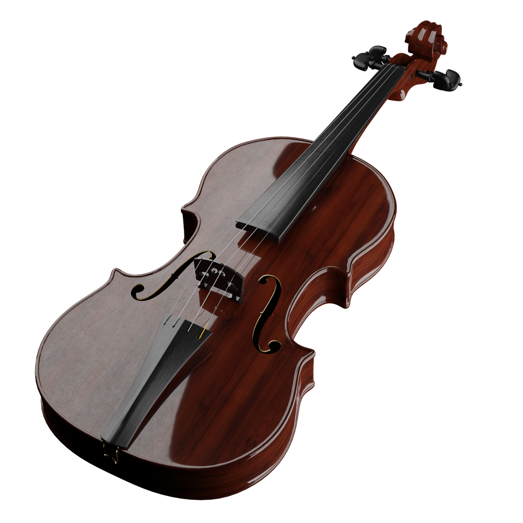 Violin | FREE Musical Instruments models | BlenderKit