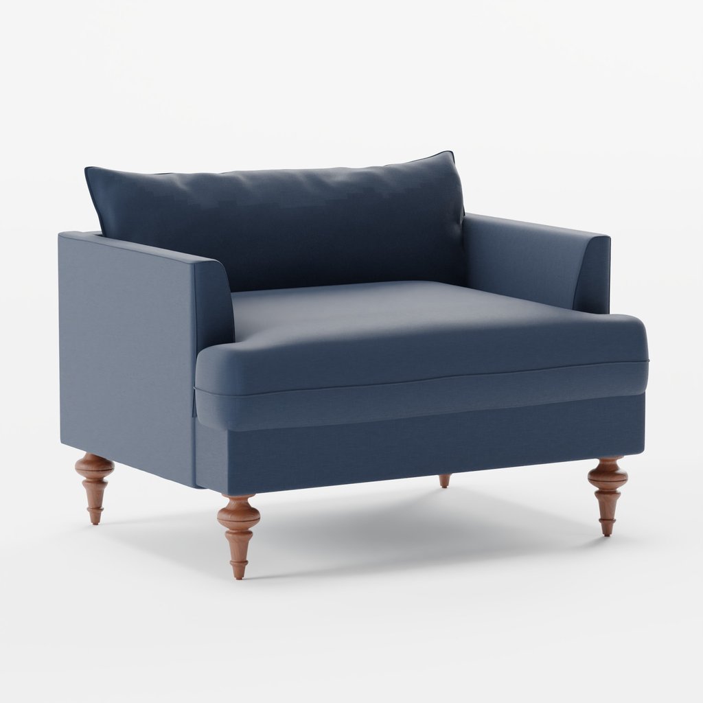 Saxon King Chair | Armchairs models | BlenderKit