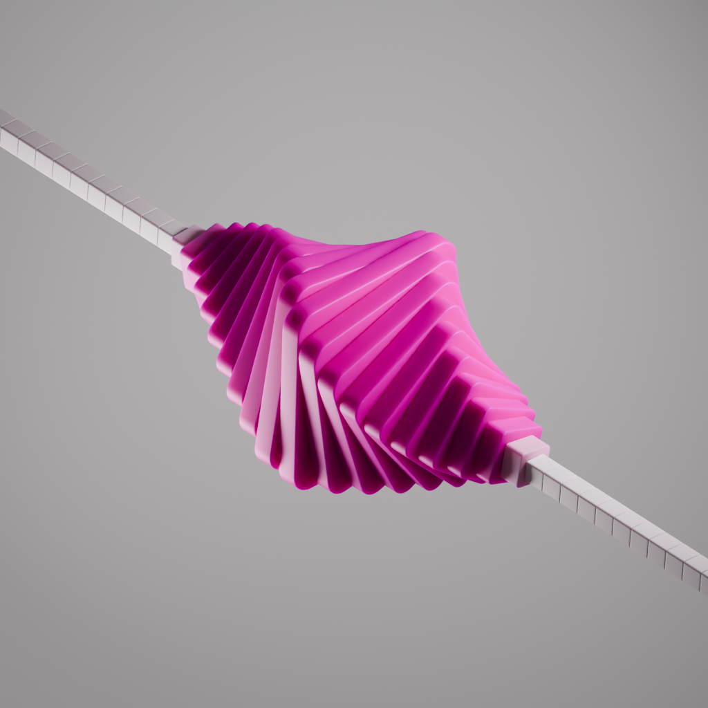 Spiral abstract looping Animation | Abstract scenes | BlenderKit
