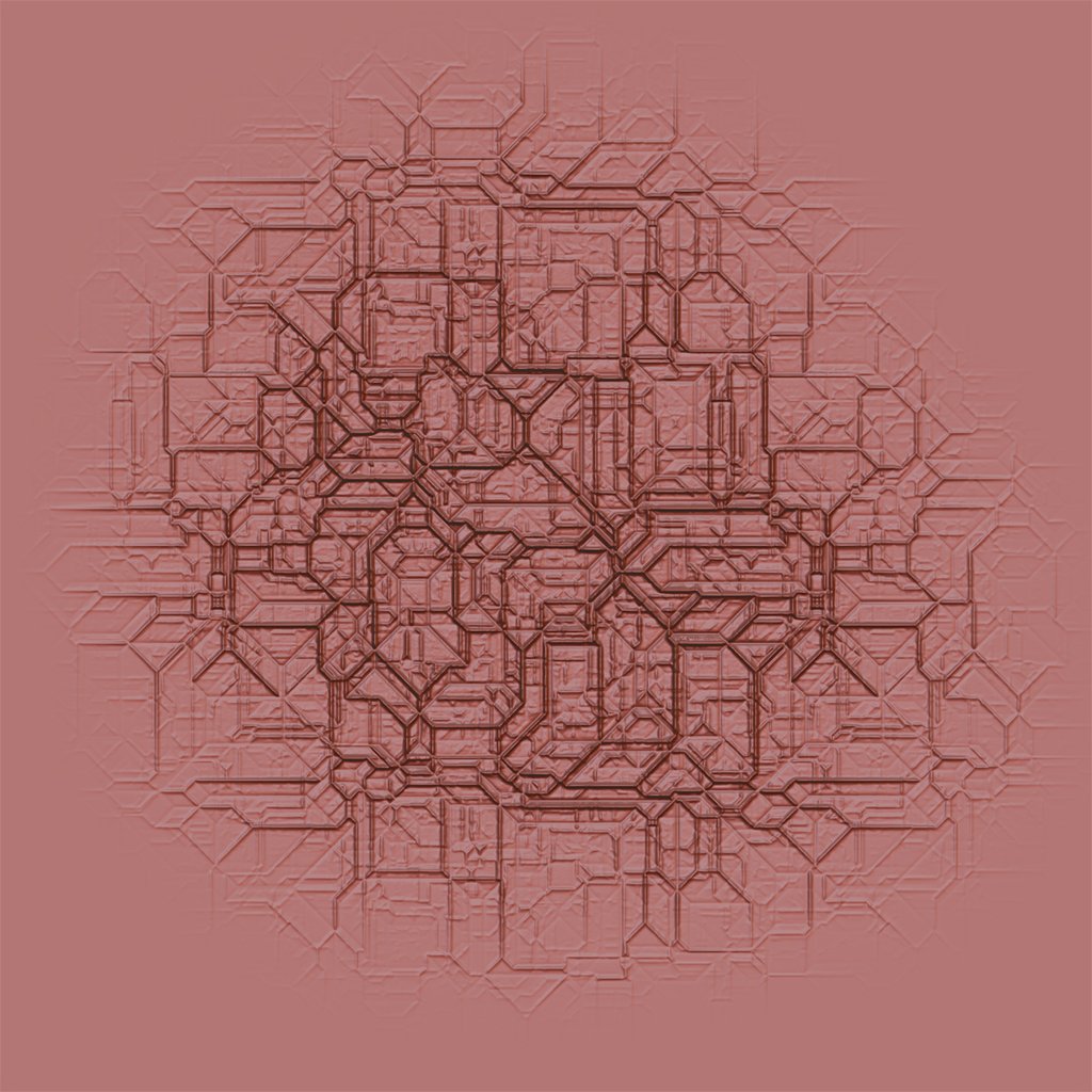 Cyberchron Circuits Brush - 01 | FREE 3D geometric brushes | BlenderKit