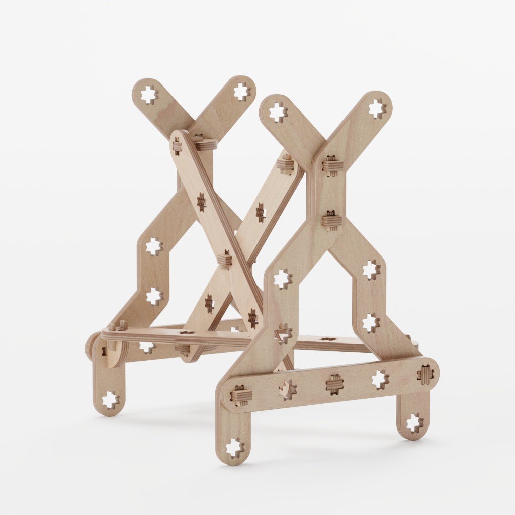 ROSTE trestle | FREE Tables models | BlenderKit