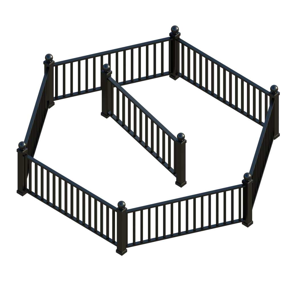 Fence Geometry Nodes.001 | FREE Fences models | BlenderKit