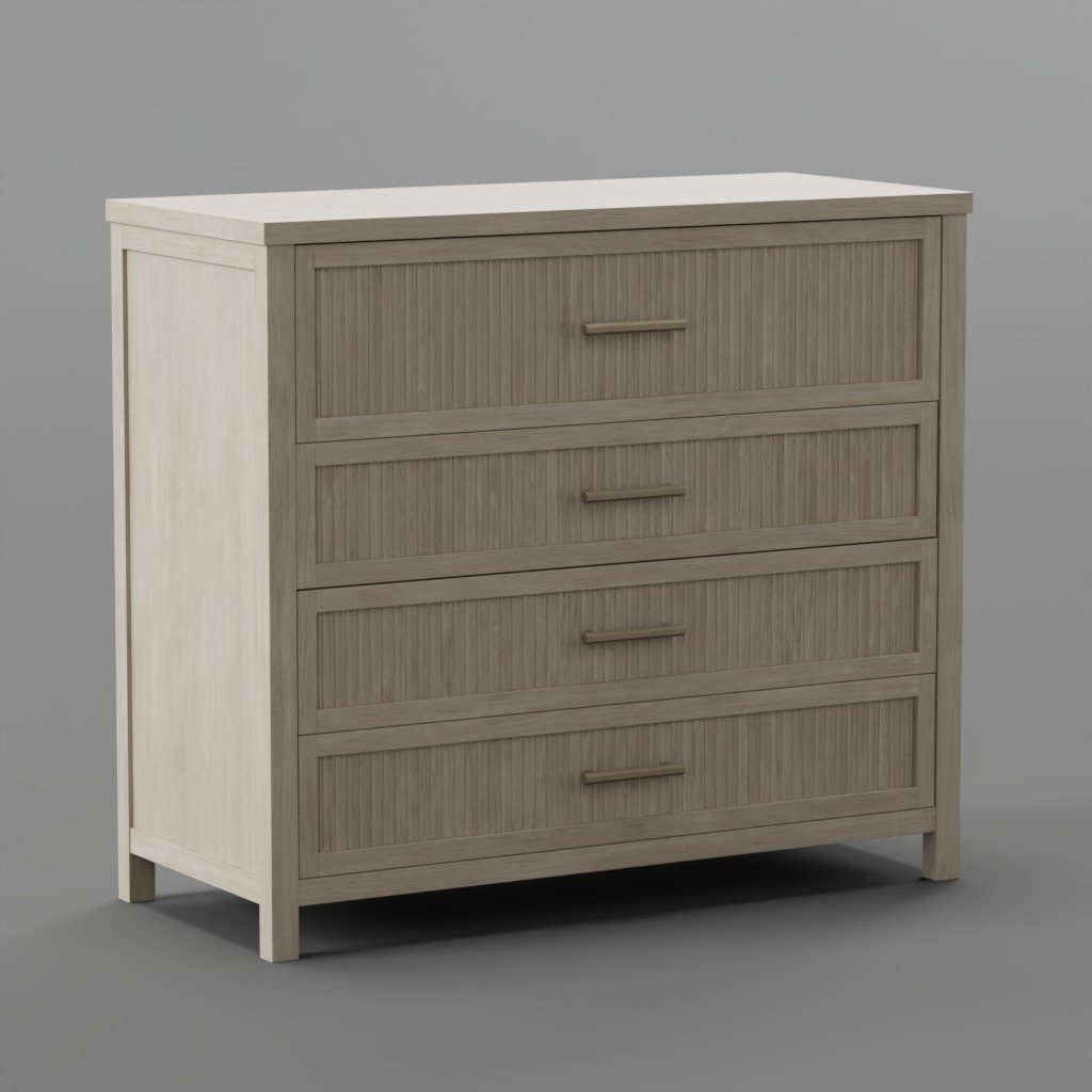 BlenderKit | Download the FREE Wooden commode model