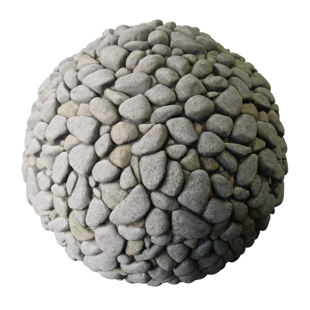 River Stone Path | FREE stone materials | BlenderKit