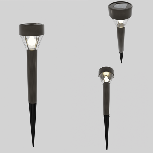 Solar-Powered Garden Light | Miscellaneous models | BlenderKit