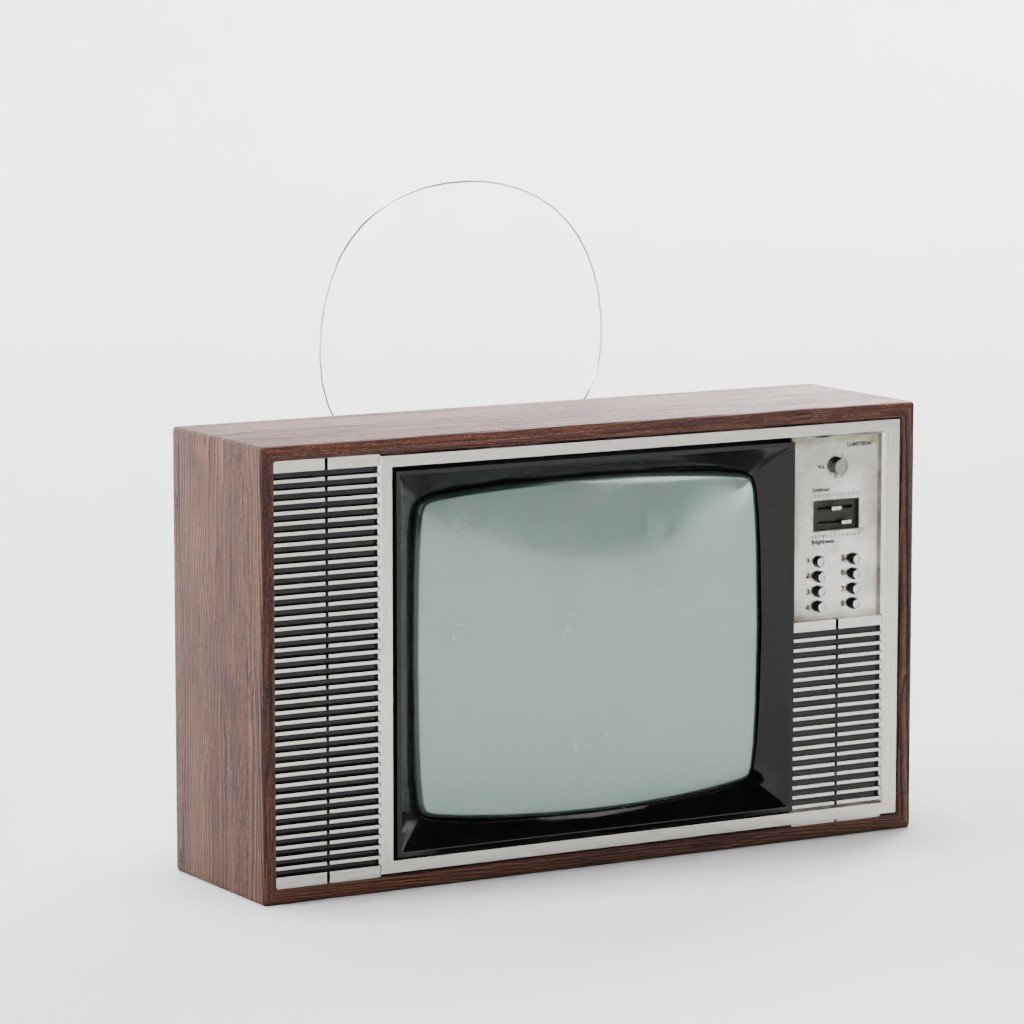 Old TV | Home Appliances models | BlenderKit