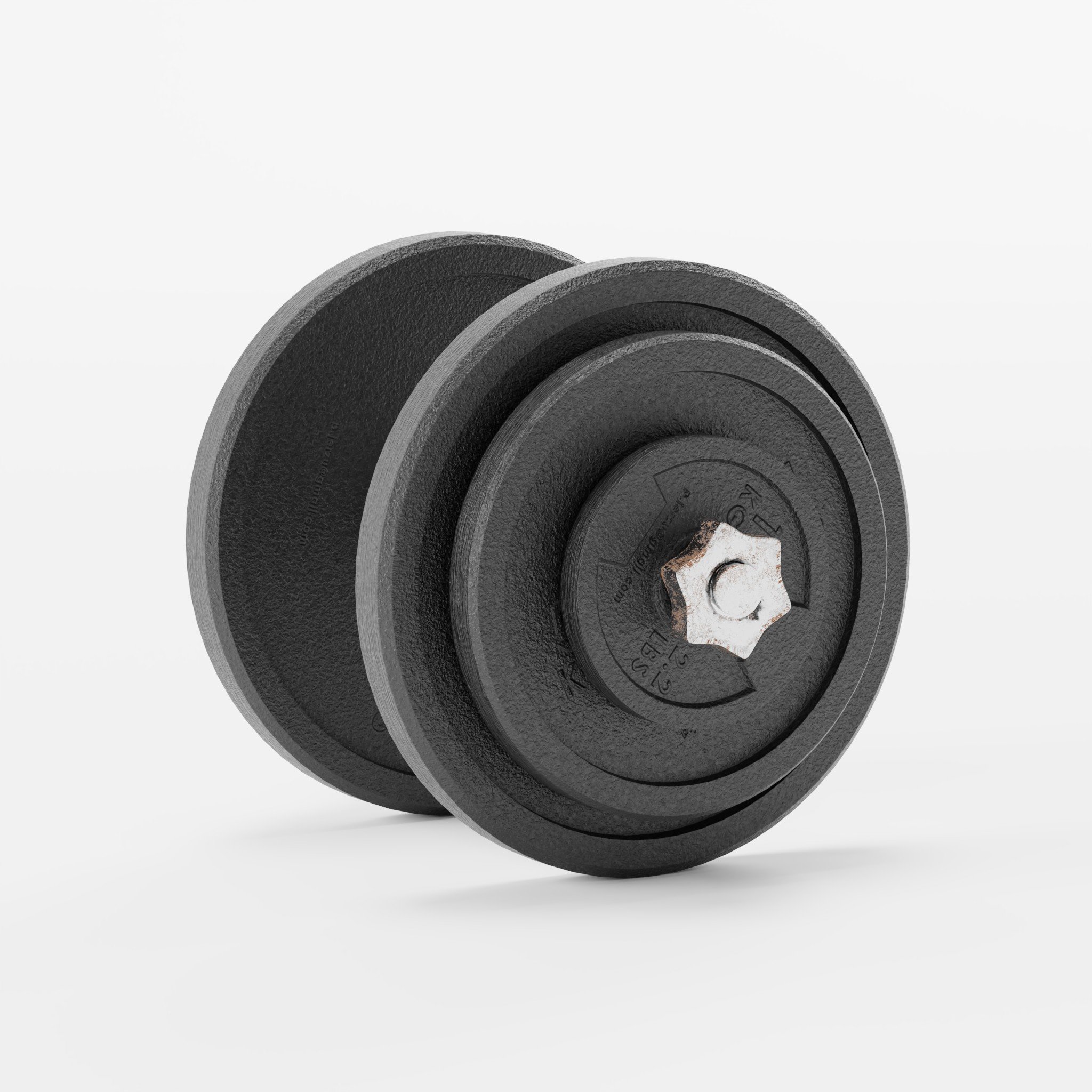 Simple weights | Gyms models | BlenderKit