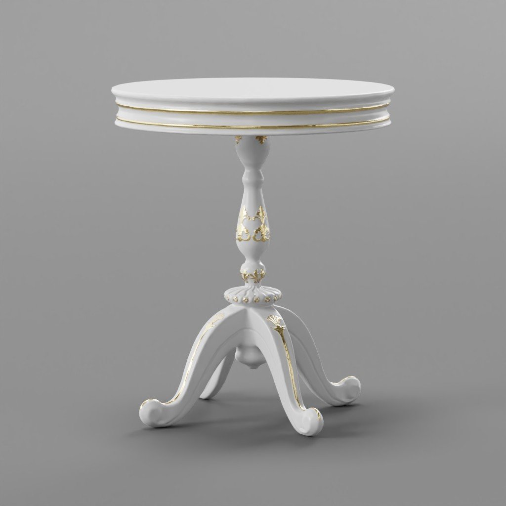 Baroque coffee table | Tables models | BlenderKit