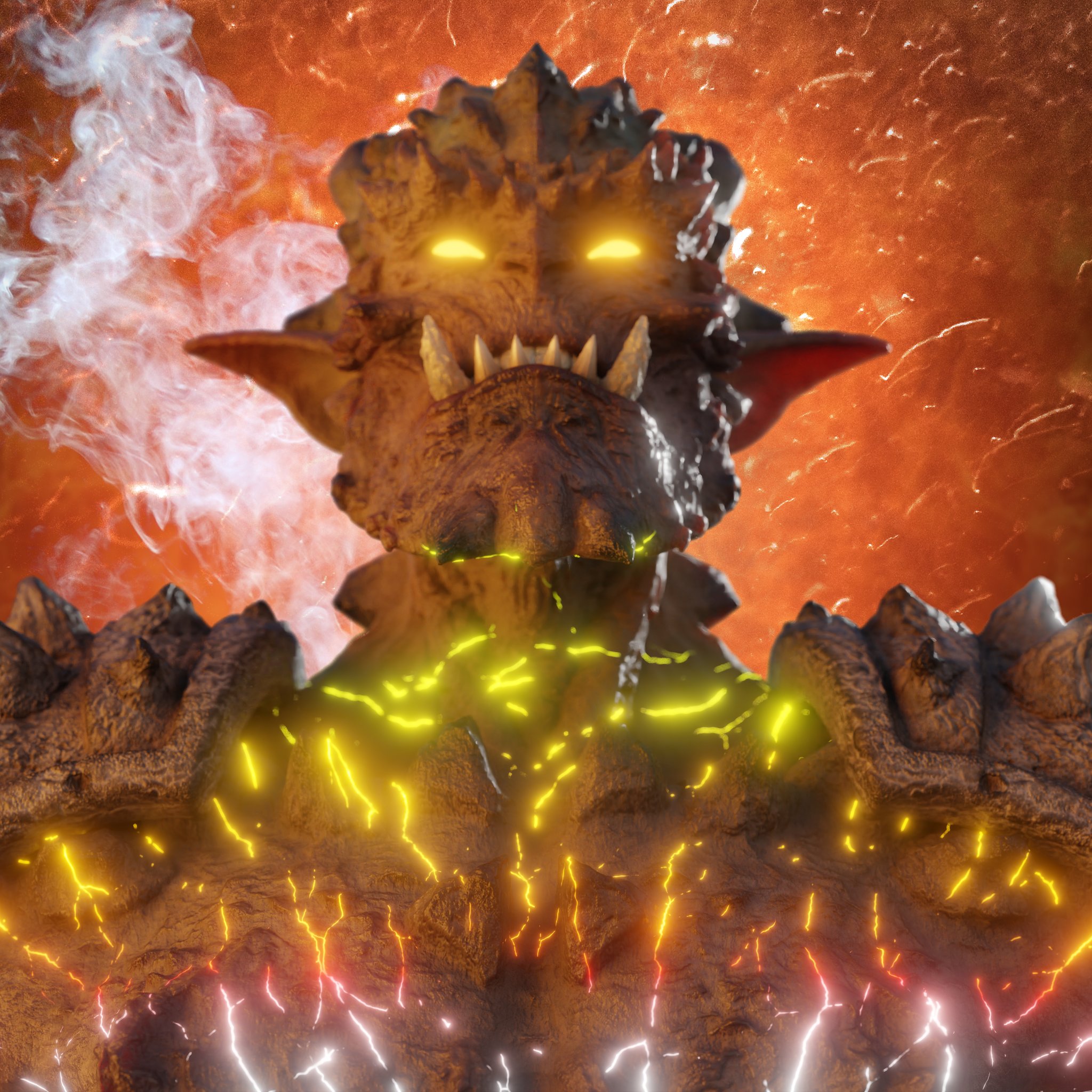Golem Rock Monster | Monsters & Creatures models | BlenderKit