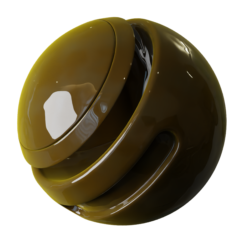 Glazed Ceramic Brown | FREE ceramic materials | BlenderKit
